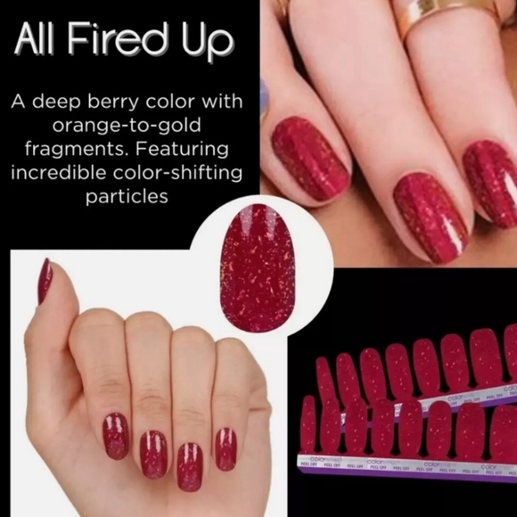 Color Street | Makeup | New Color Street Nail Strips All Fired Up ...